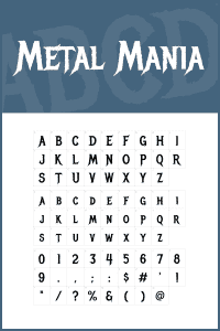 10+ Best Metal Band Fonts in 2021: Free and Premium - Master Bundles