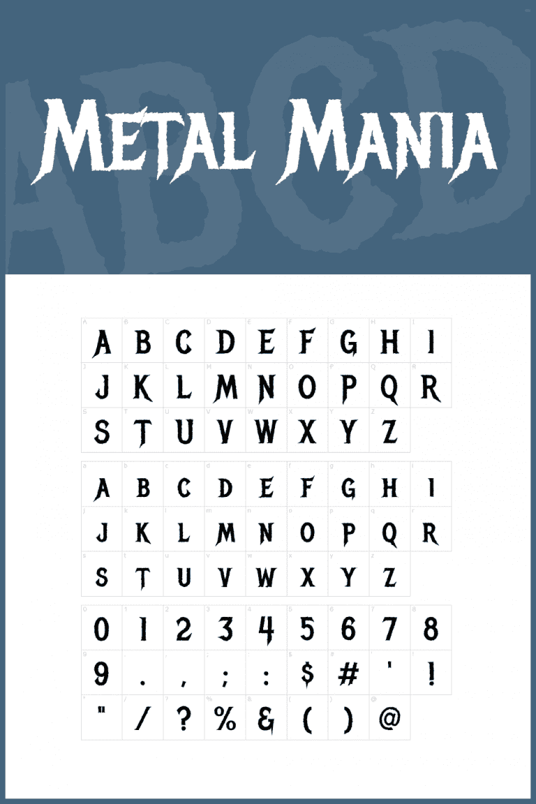 10+ Best Metal Band Fonts in 2021: Free and Premium - Master Bundles