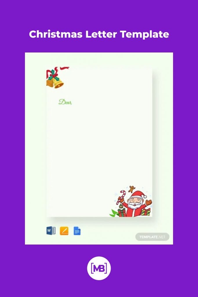 10+ Best Christmas Letter Templates . Best Free and Premium Templates