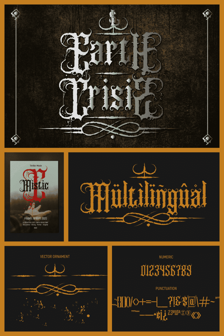 10+ Best Black Metal Fonts in 2021: Free and Premium Optio | MasterBundles