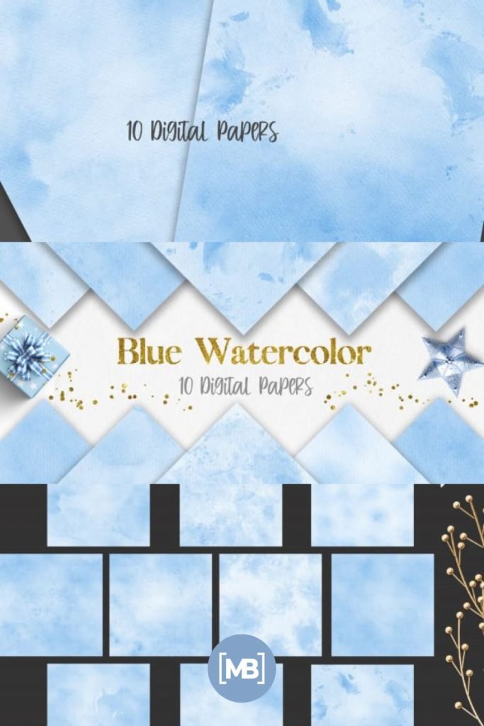10+ Best Blue Watercolor Background in 2021: Free and Premium
