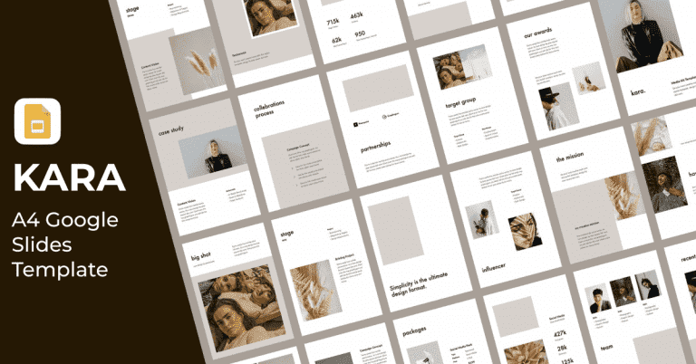 KARA - A4 Google Slides Template – MasterBundles