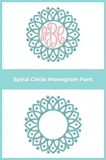 10+ Best Circle Monogram Fonts in 2021: Free and Premium | MasterBundles