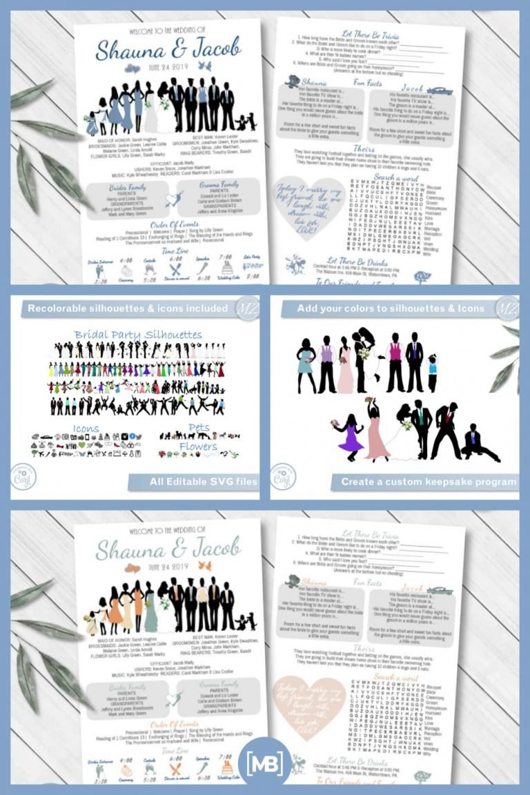 15+ Best Wedding Program Templates. Best Free and Premium Templates