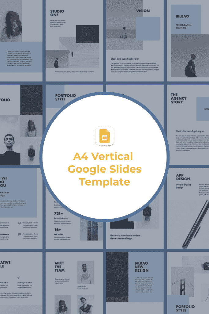 A4 Vertical Google Slides Template – MasterBundles