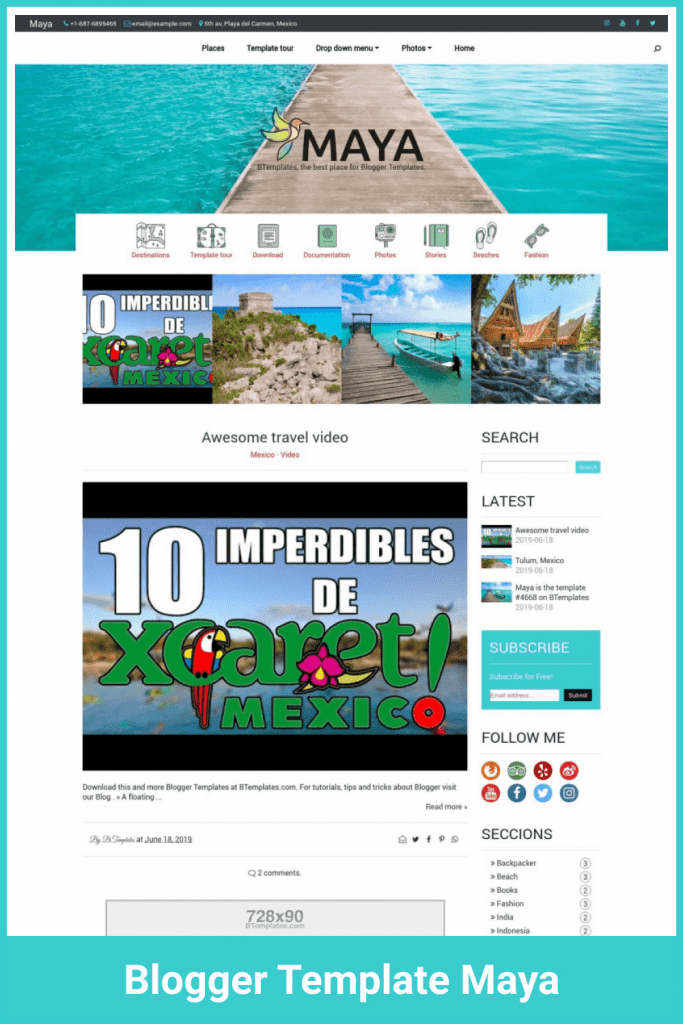 10+ Best Travel Blog Templates for 2021: Free and Premium