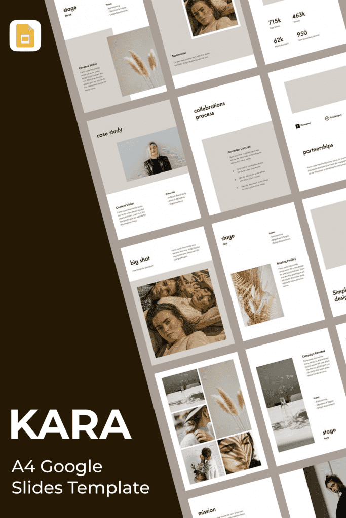 KARA - A4 Google Slides Template – MasterBundles