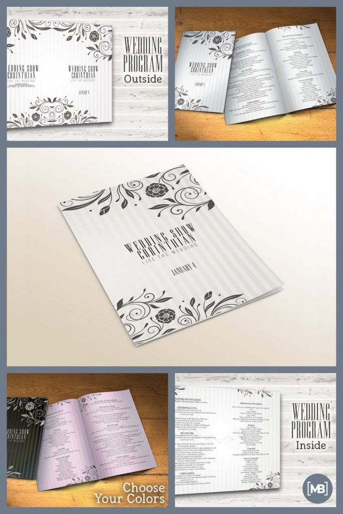 15+ Best Wedding Program Templates. Best Free and Premium Templates