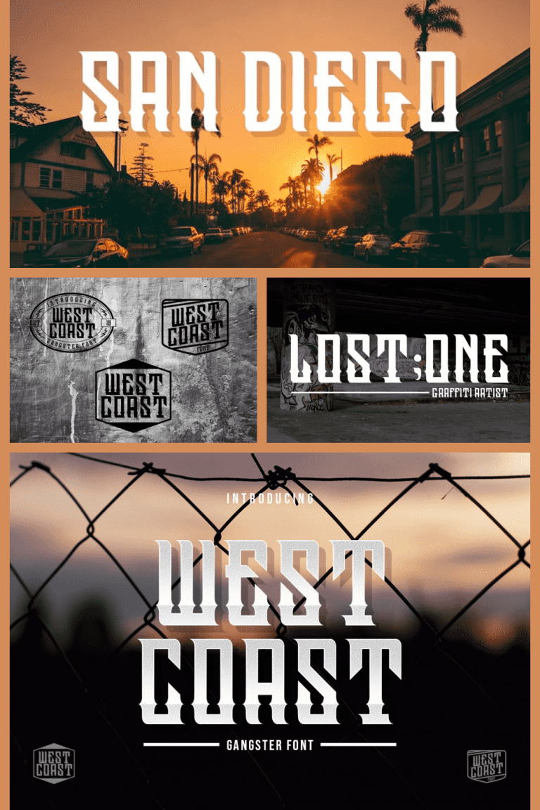 10+ Best West Coast Fonts in 2021: Free and Premium