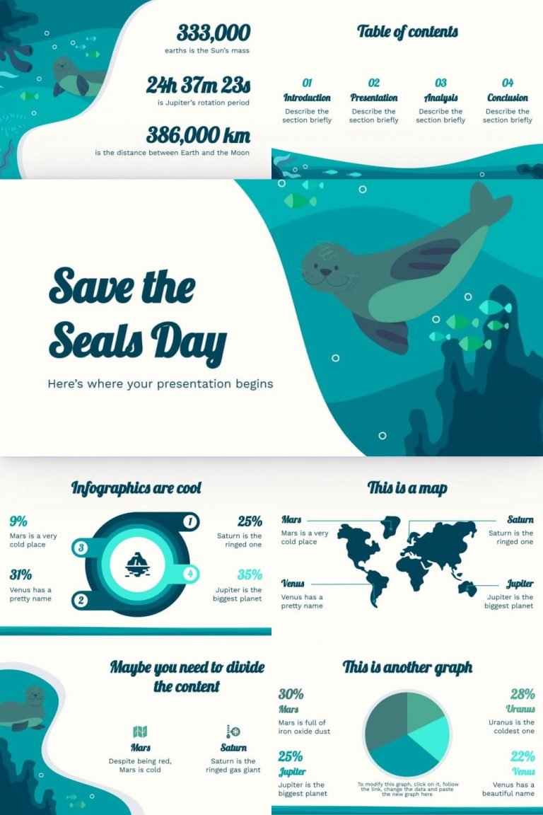 10+ Best Ocean Google Slides and PowerPoint Themes for 2021 | MasterBundles