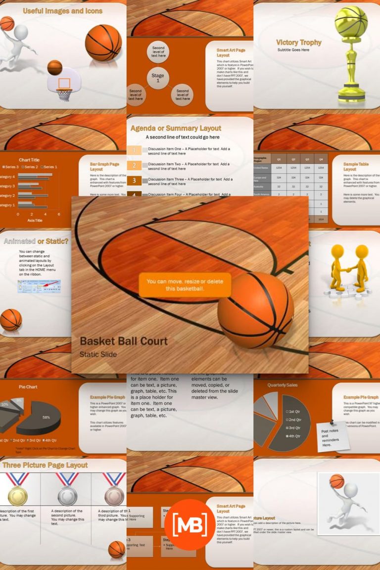 10+ Best Basketball PowerPoint Templates: Free and Premium Templates