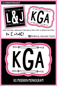 10+ Best Circle Monogram Fonts in 2021: Free and Premium | MasterBundles