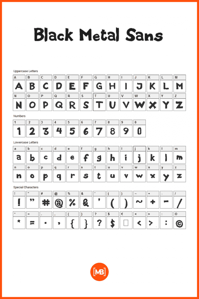 10+ Best Black Metal Fonts in 2021: Free and Premium Optio | MasterBundles