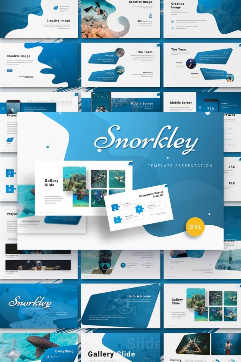 10+ Best Ocean Google Slides and PowerPoint Themes for 2021 | MasterBundles
