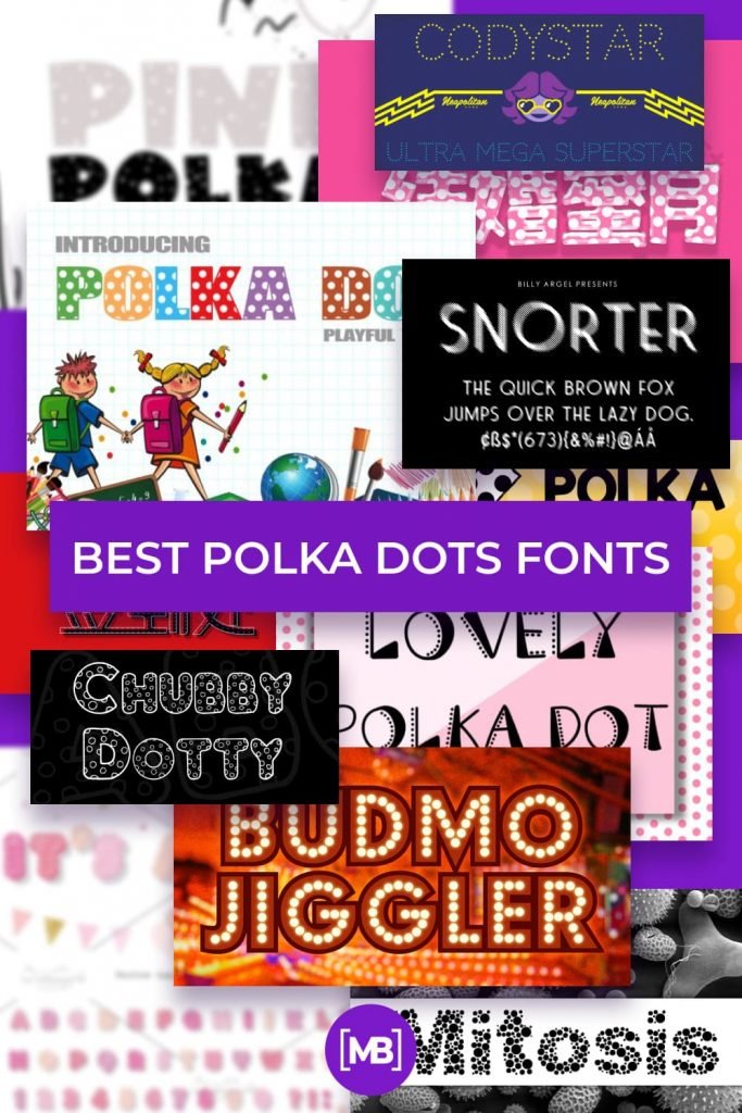 10+ Best Polka dots Fonts in 2021: Free and Premium - Master Bundles