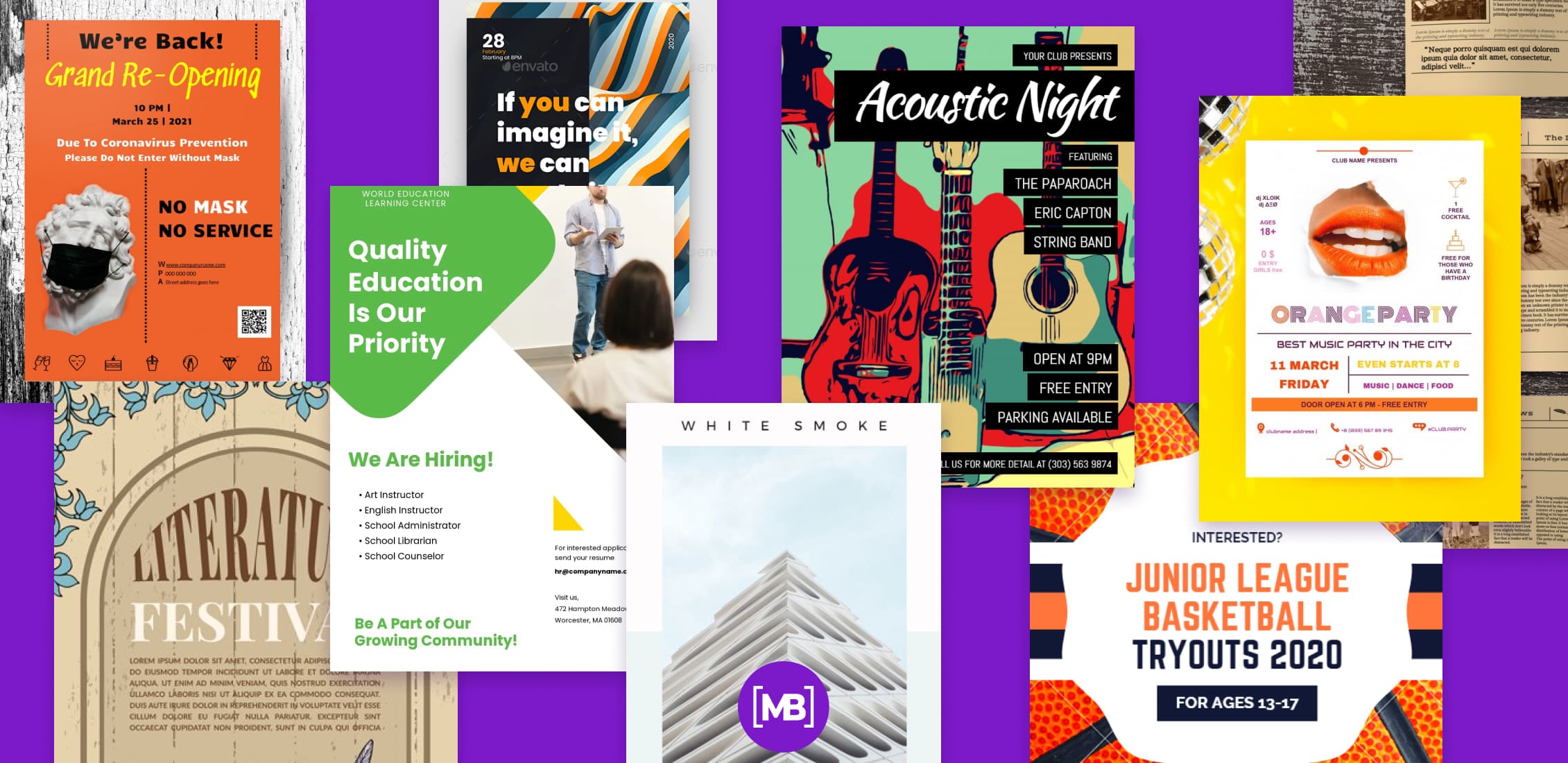 10 Best Poster Template Google Docs In 2021 Free And Premium