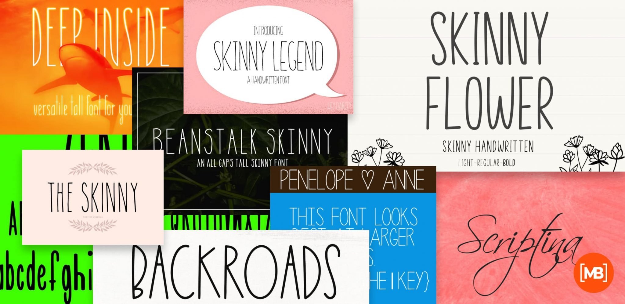 10+ Best Skinny Fonts in 2021: Free and Premium - Master Bundles