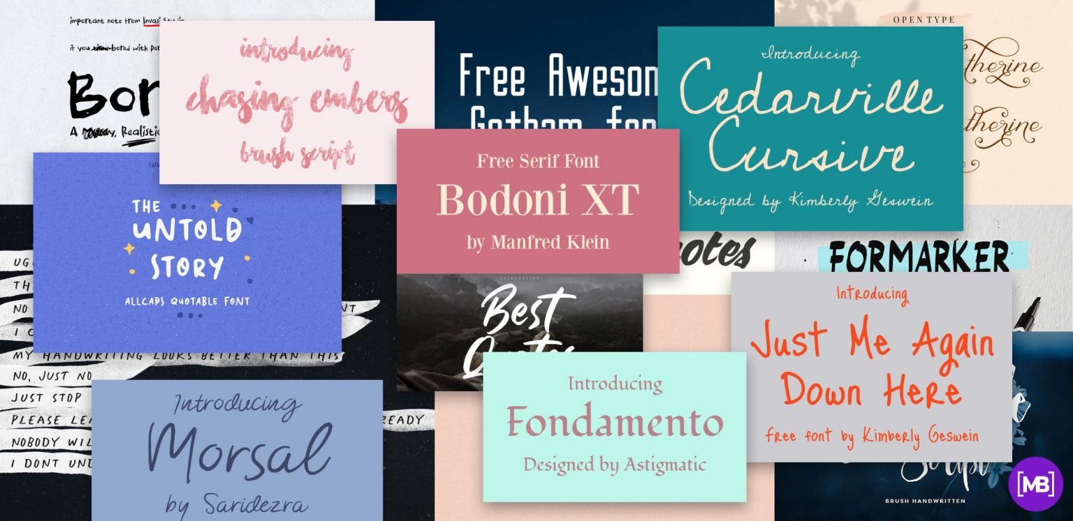 Free Font for teachers