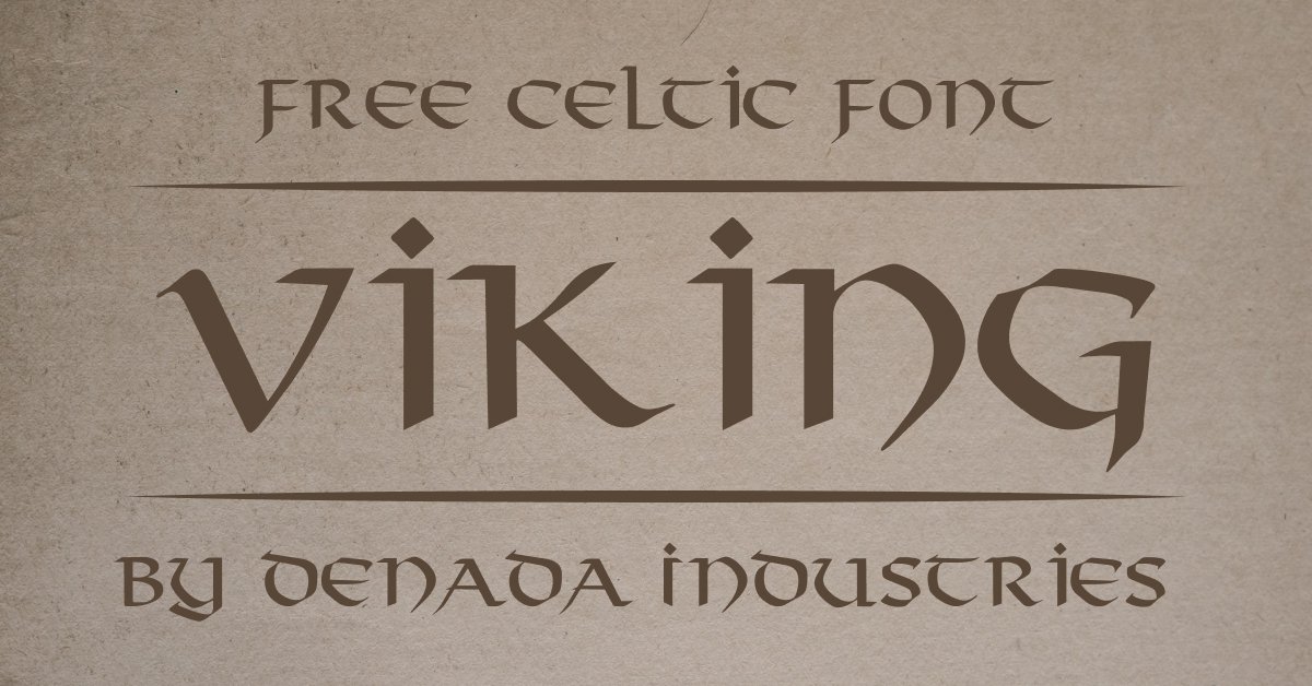 Free Viking Font – MasterBundles