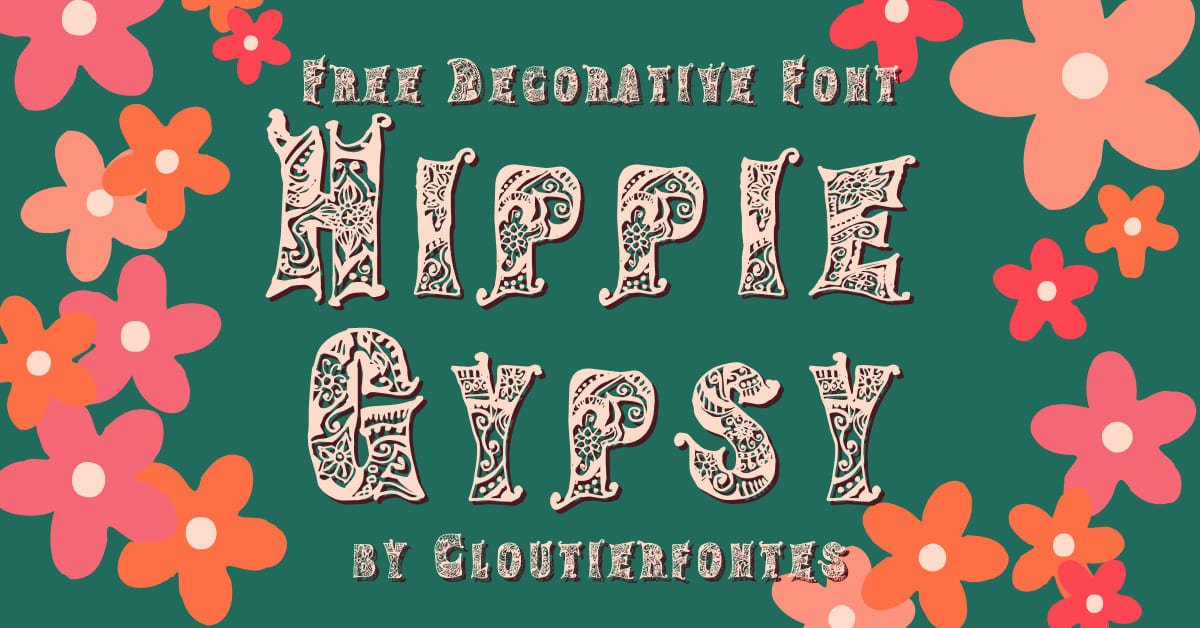 Hippie Gypsy - Free Hippie Font – MasterBundles