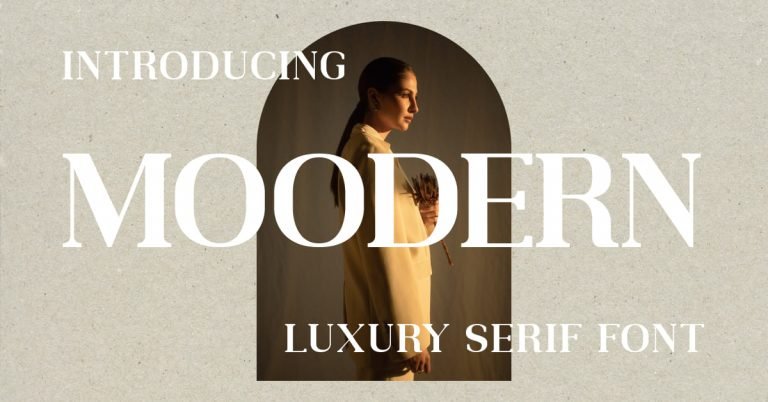 Moodern - Free Modern Fo | MasterBundles