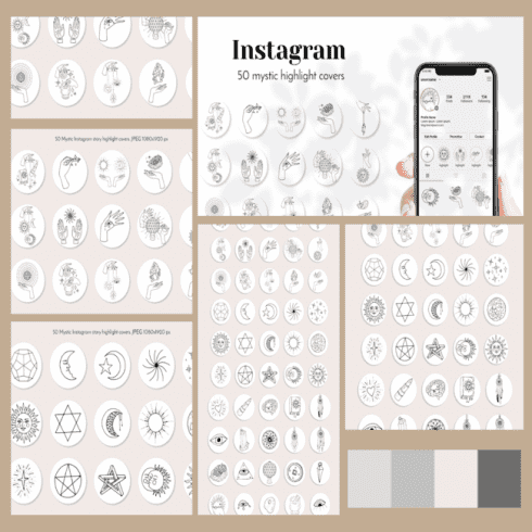 Mystic Instagram Story Covers – MasterBundles