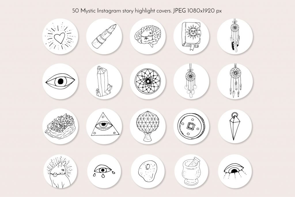 Mystic Instagram Story Covers – MasterBundles