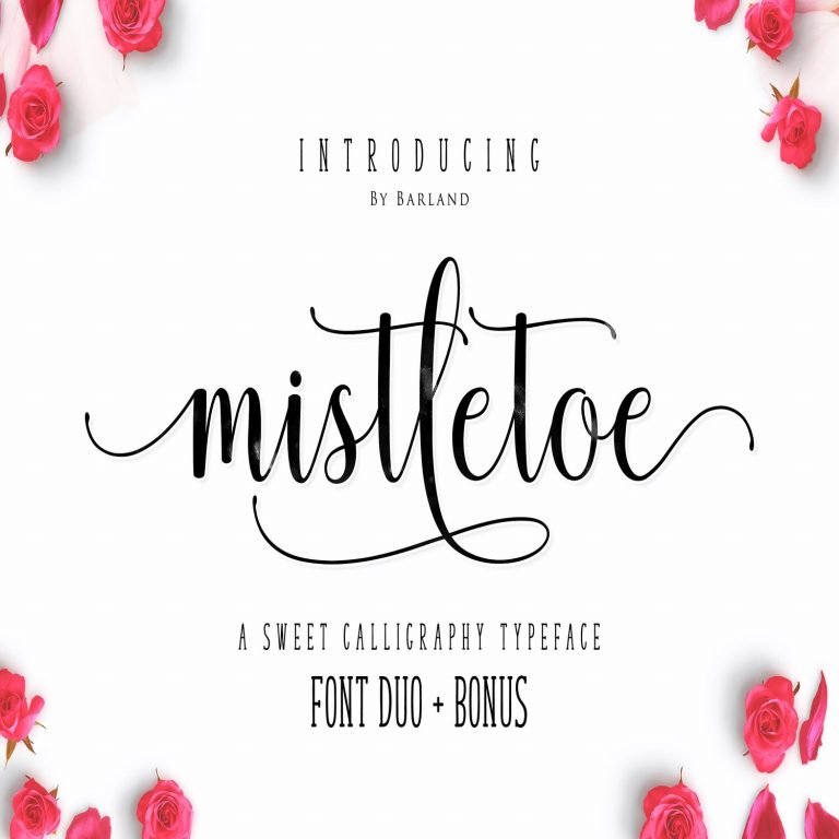 Mistletoe Font Duo Modern Font – MasterBundles