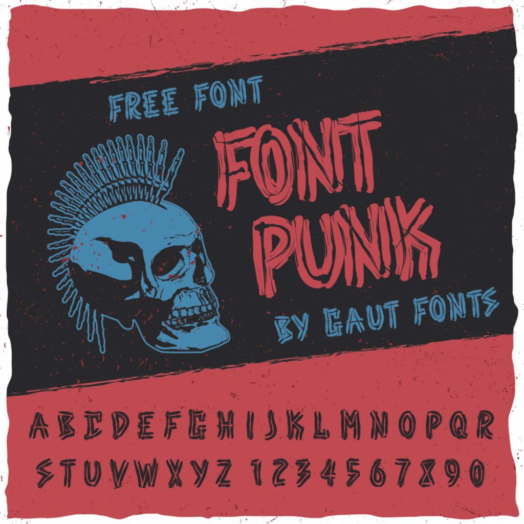 From Grunge to Punk: 25+ Punk Fonts for Alternative Design Styles