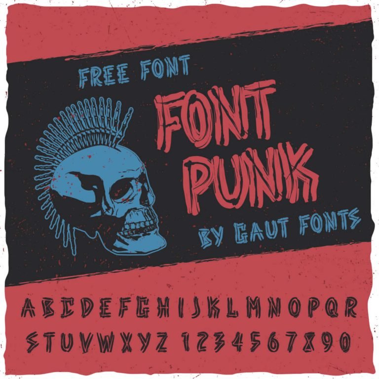 From Grunge to Punk: 25+ Punk Fonts for Alternative Design Styles