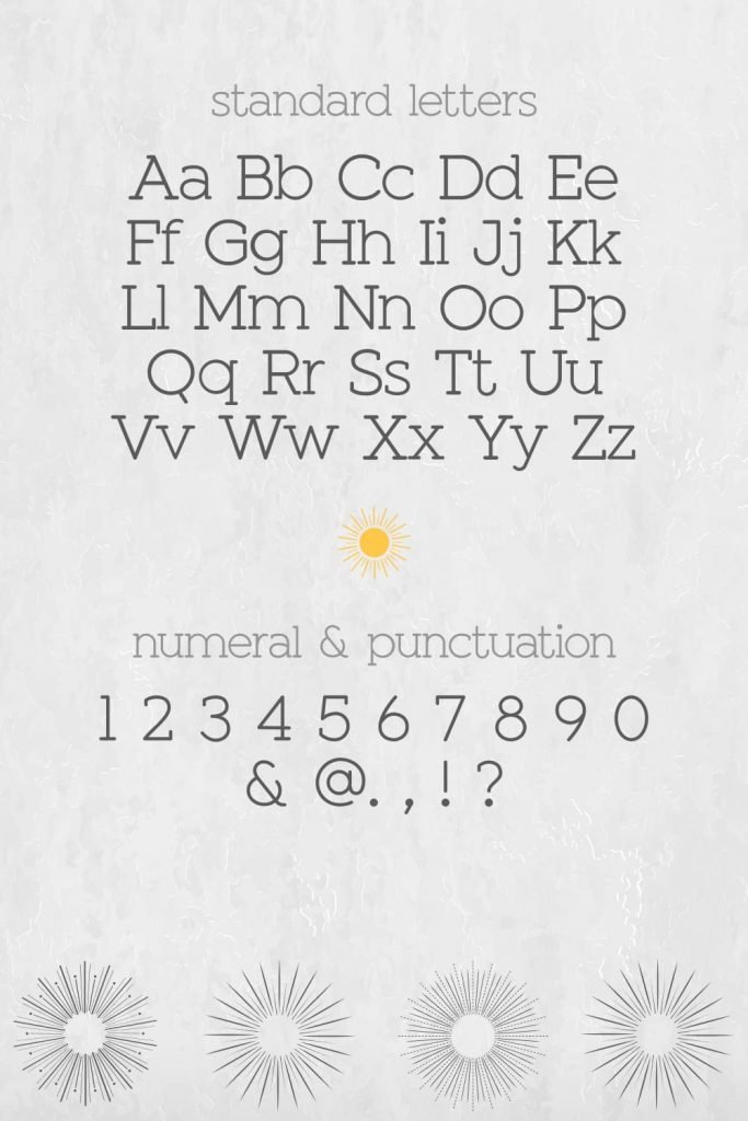 Sunshine Slab Sans Serif Font – MasterBundles