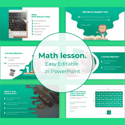 Math Lesson – Mathematics PPTX – MasterBundles