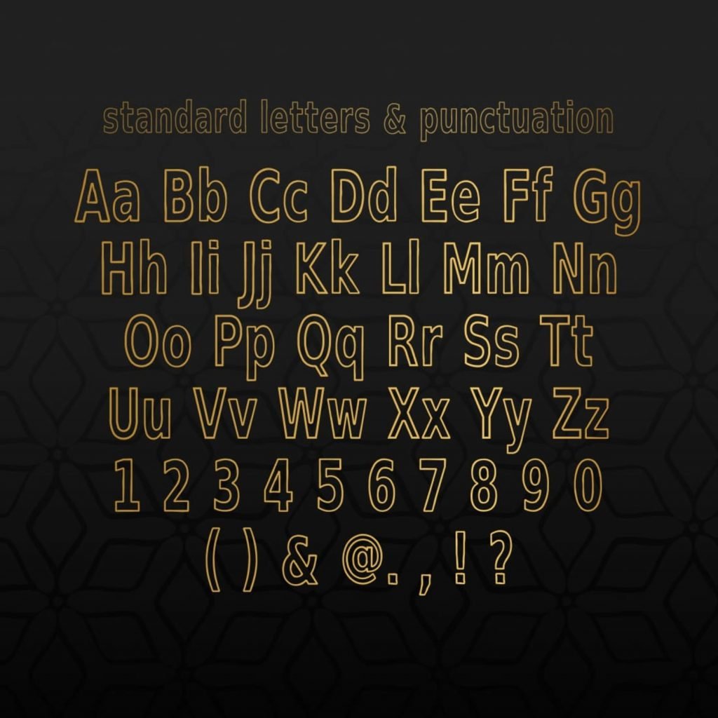 Surrender Outline Sans Serif Font – MasterBundles