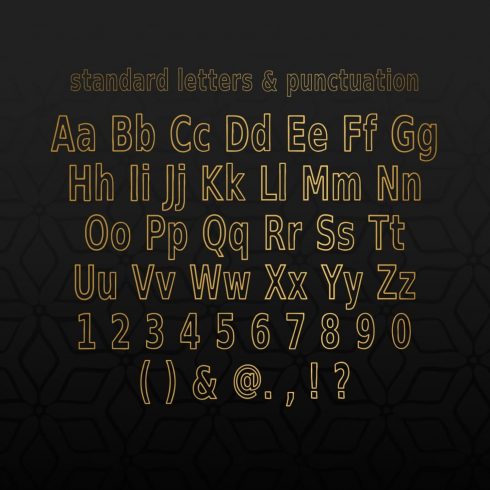 Surrender Outline Sans Serif Font – MasterBundles