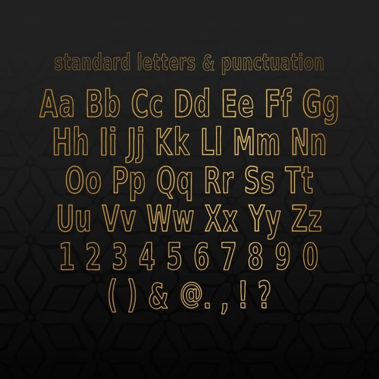 Surrender Outline Sans Serif Font – MasterBundles