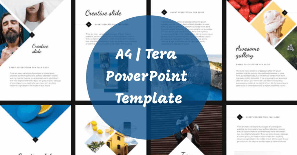 A4 | Tera Colorful PowerPoint Template – MasterBundles
