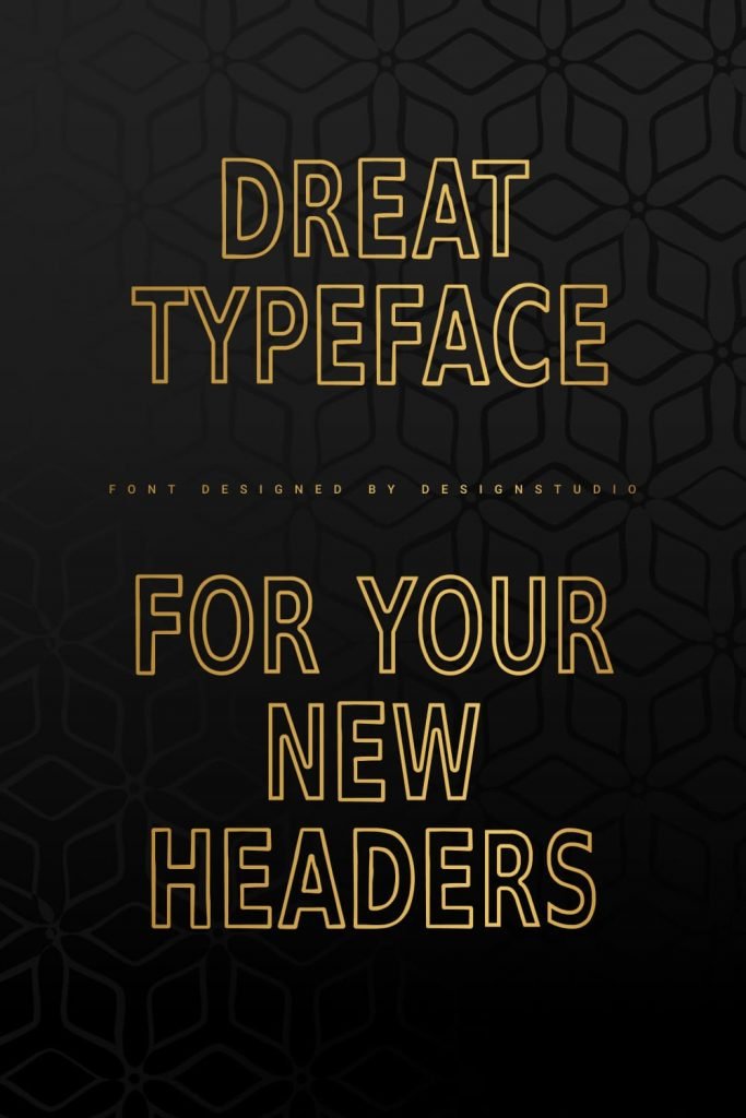 Surrender Outline Sans Serif Font | Master Bundles