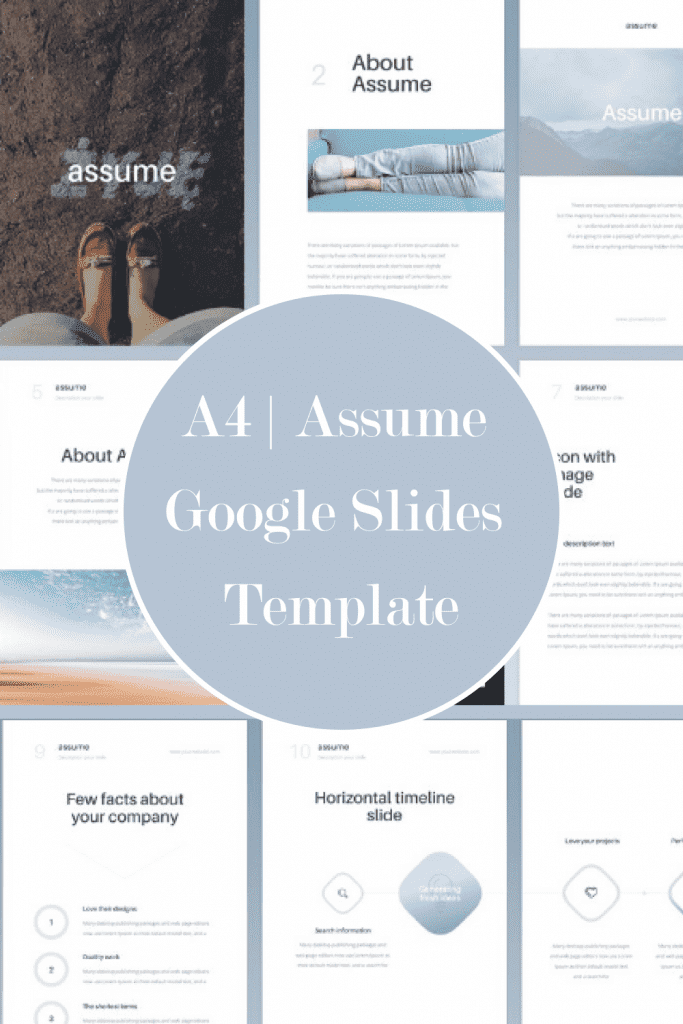 A4 | Assume Google Slides Template – MasterBundles