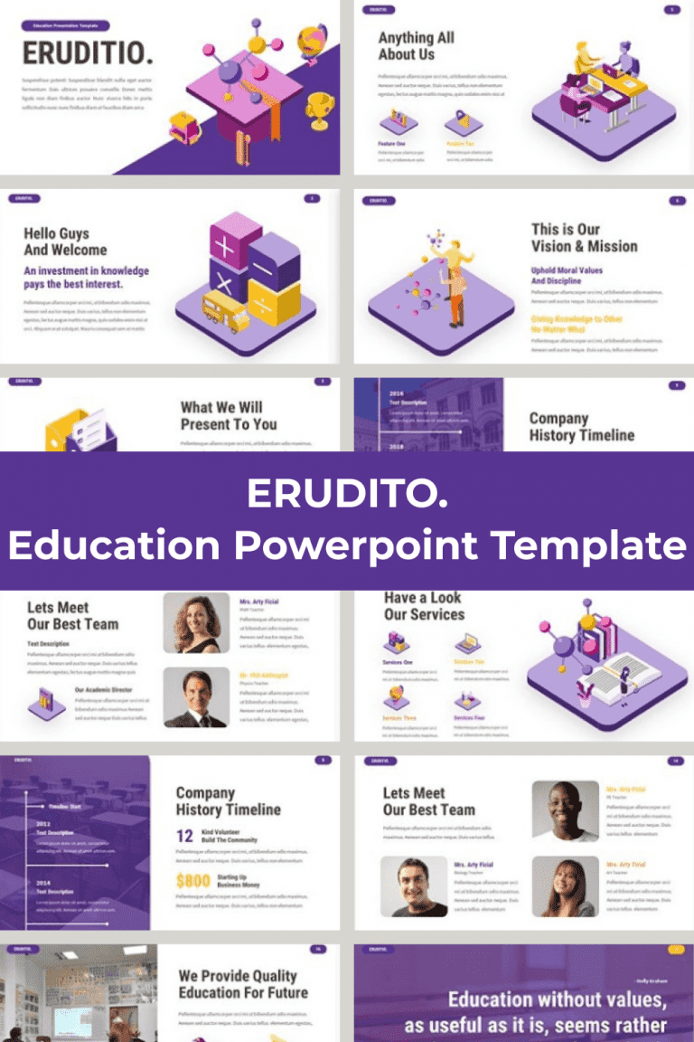 Eruditio - Education Powerpoint – MasterBundles