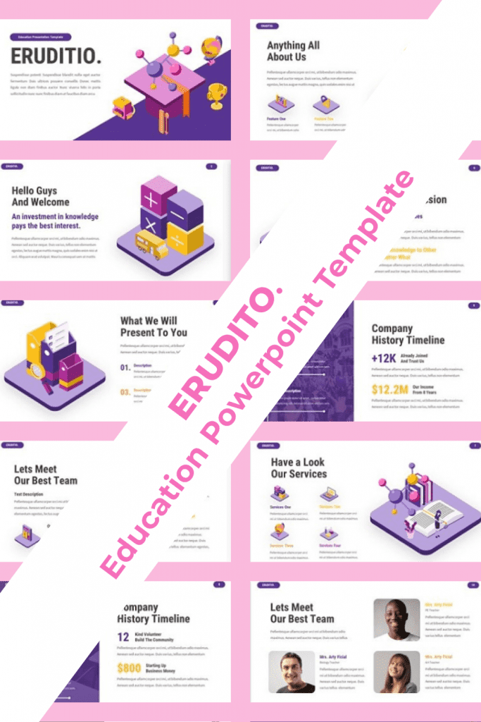 Eruditio - Education Powerpoint – MasterBundles