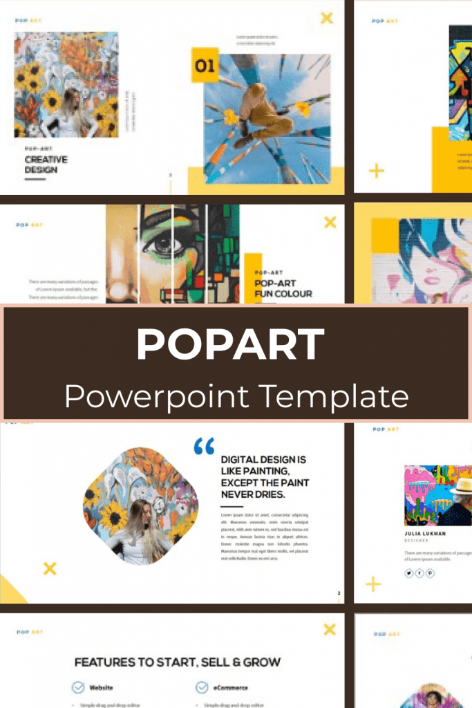 POPART Powerpoint Template – MasterBundles