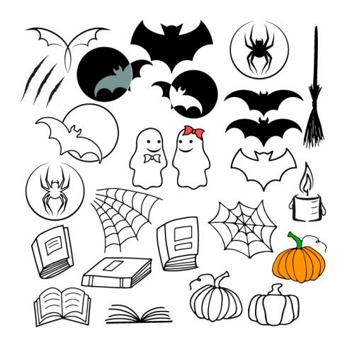 Doodle Halloween Set Clip Art – MasterBundles