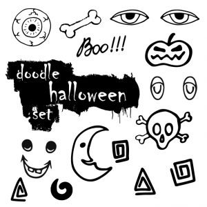 Doodle Halloween Set Clip Art – MasterBundles