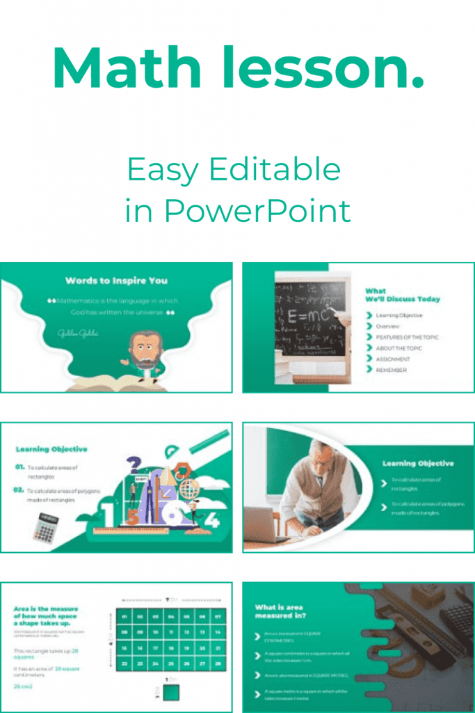 Math Lesson – Mathematics PPTX – MasterBundles