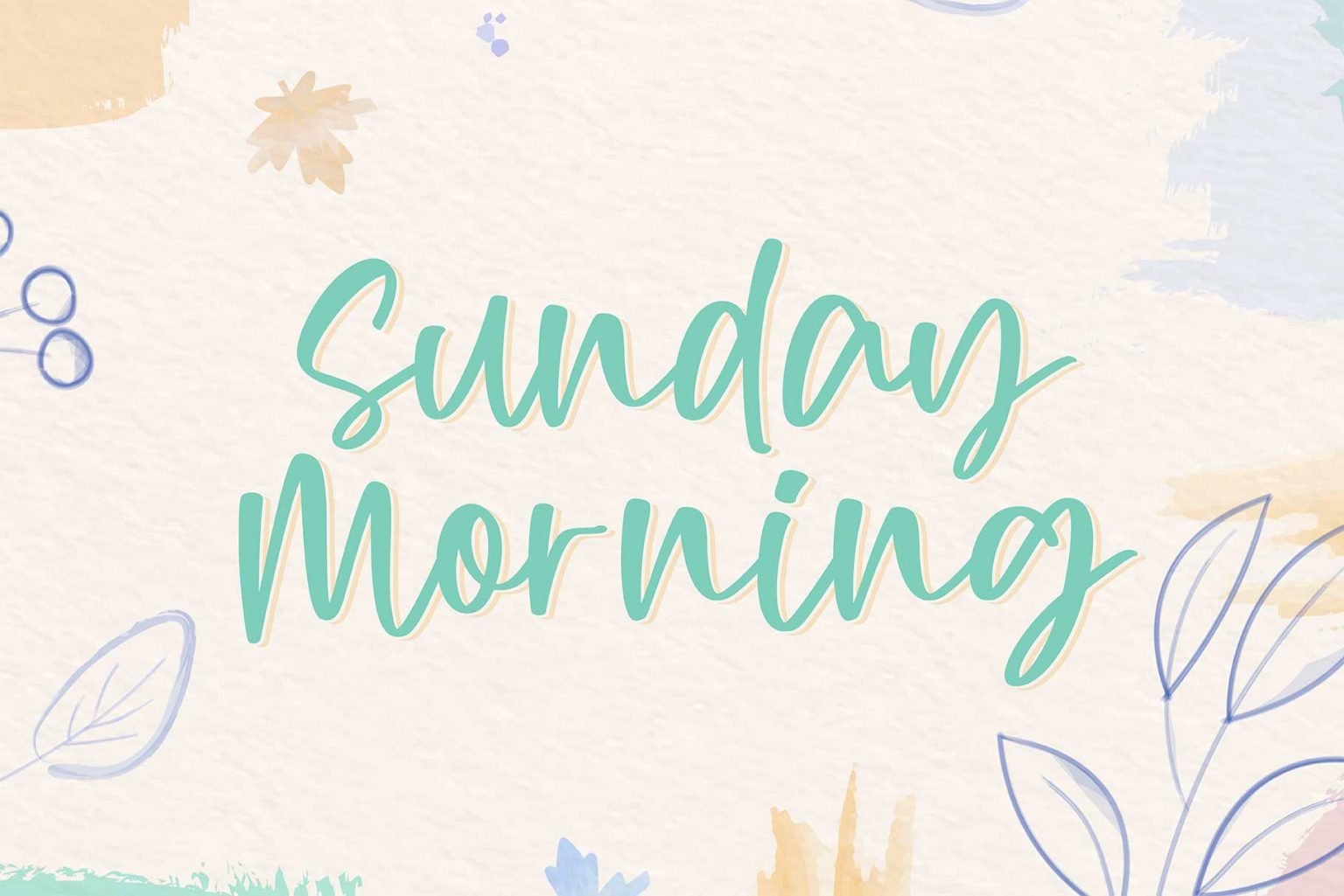 Sunday Morning - A Handwritten Script Font – MasterBundles