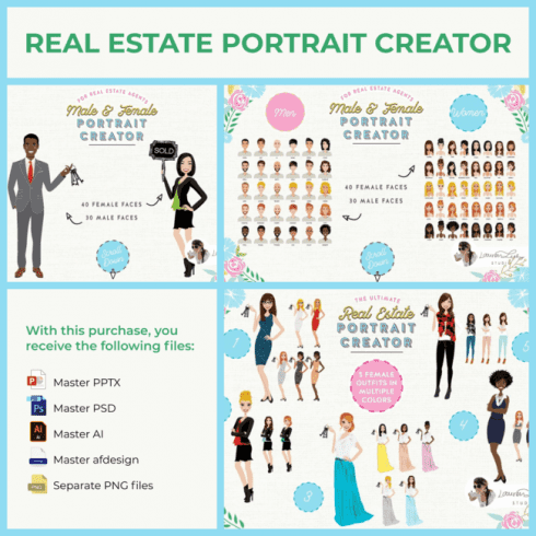 Real Estate Portrait Creator – MasterBundles