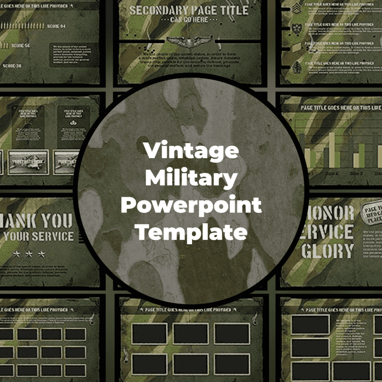 Free Military Powerpoint Templates | Master Bundles