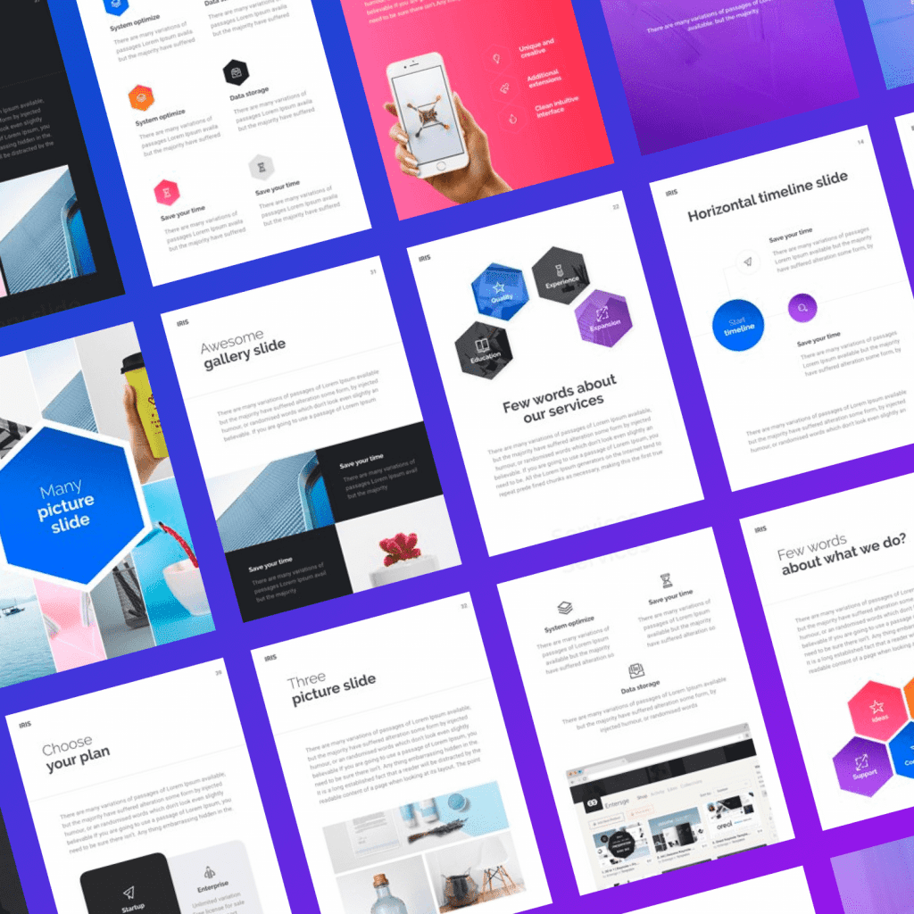 A4 | IRIS PowerPoint Template – MasterBundles