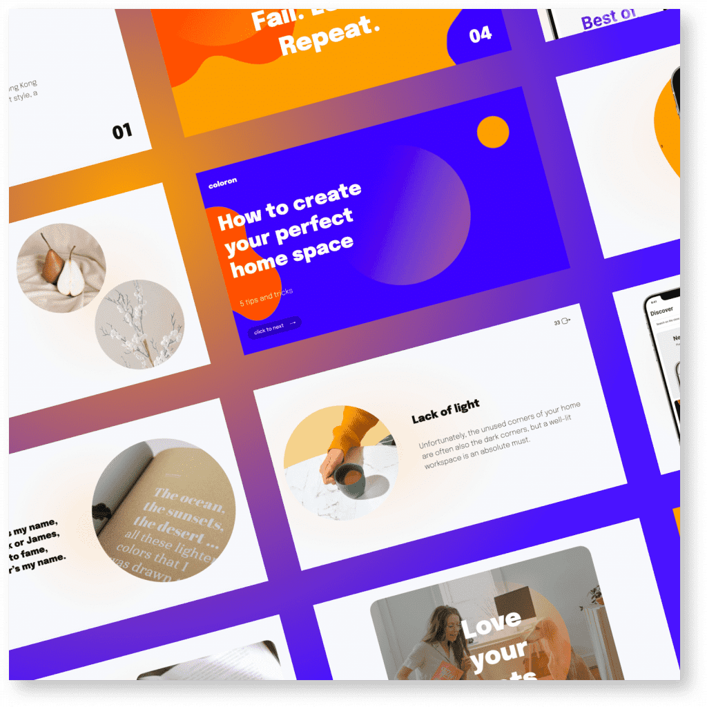 Coloron Creative Keynote Template – MasterBundles
