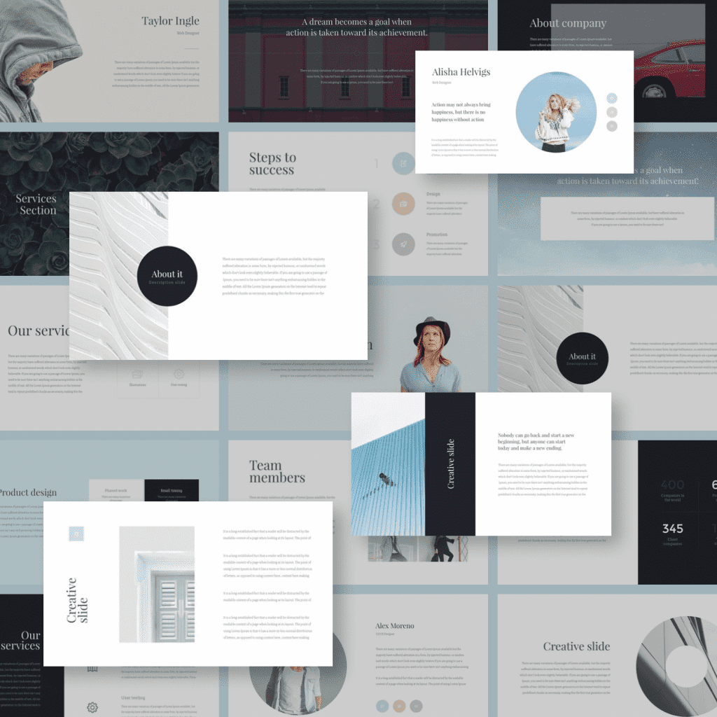 Focus PowerPoint Template + GIFT – MasterBundles